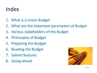Union Budget Simplified | PPTX