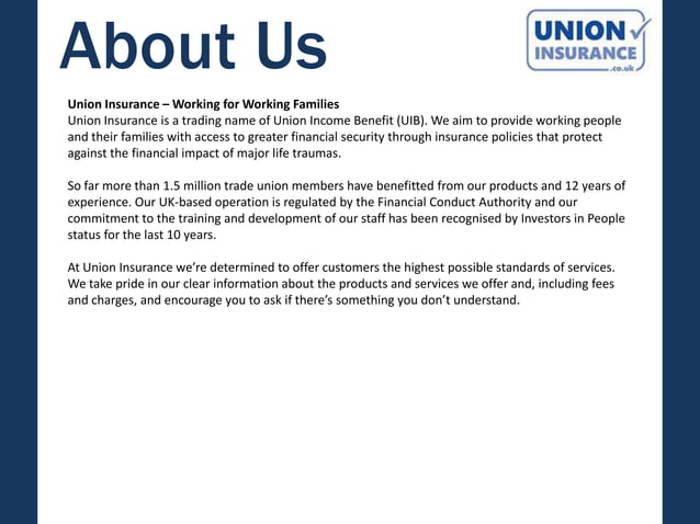 Union Insurance | PPTX