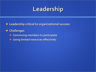 Union Leadership | PPT