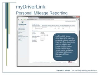 Union Leasing Overview | PPTX