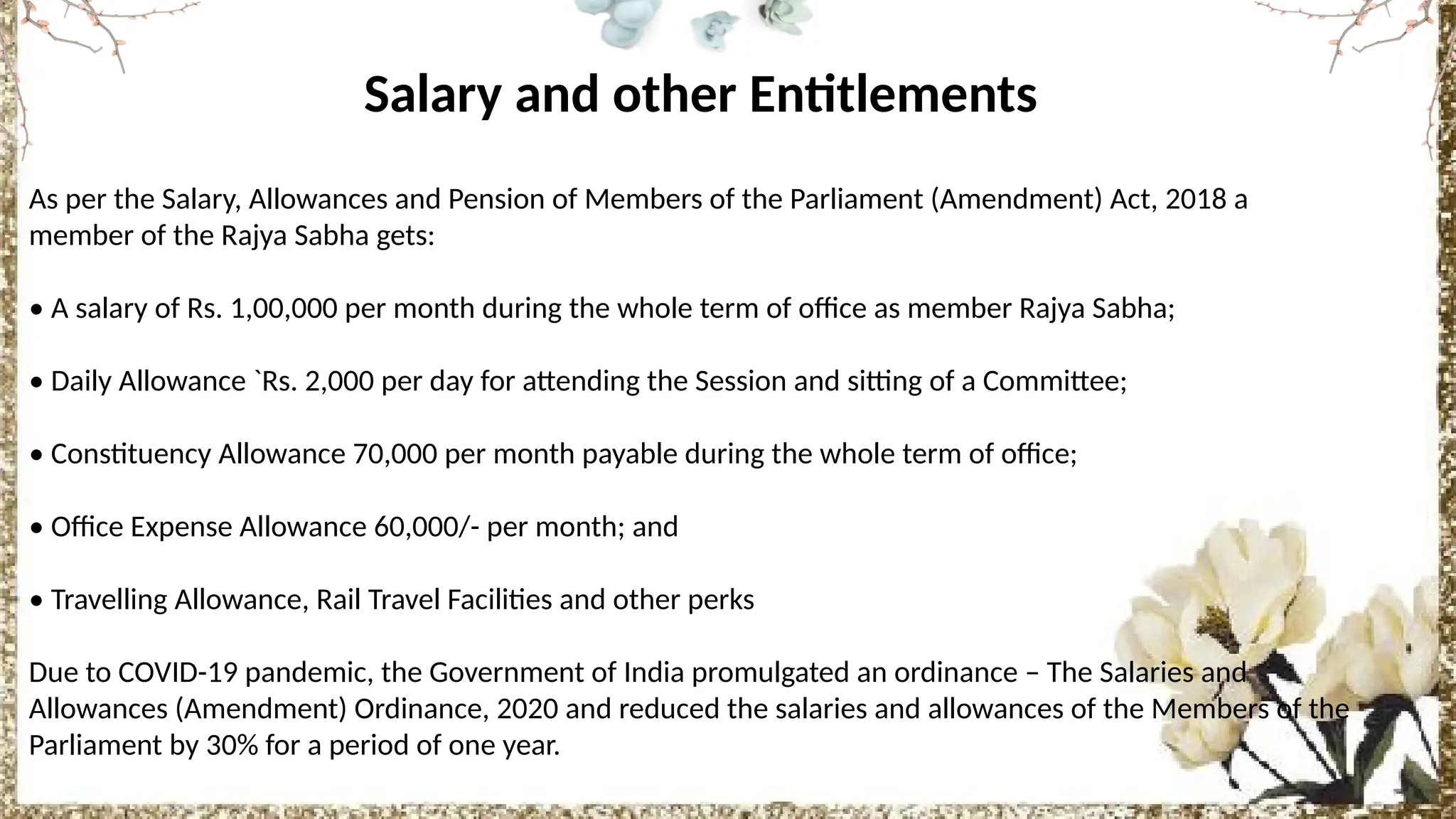 Union Legislature- Parliament : Rajya Sabha and Lok Sabha | PPTX