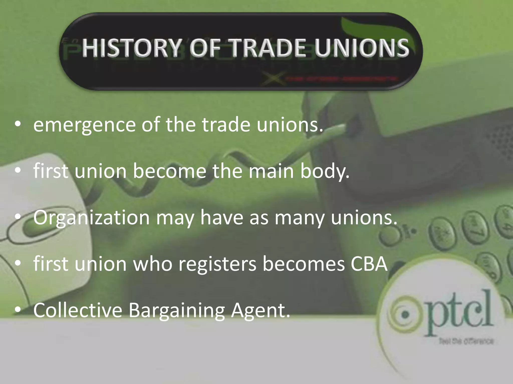 Union Management, labor union conflicts | PPTX