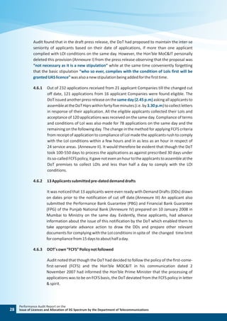 Report No. 19 of 2010 - Performance Audit of Issue of Licences and ...