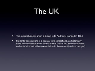 STUDENT UNIONS | PPT
