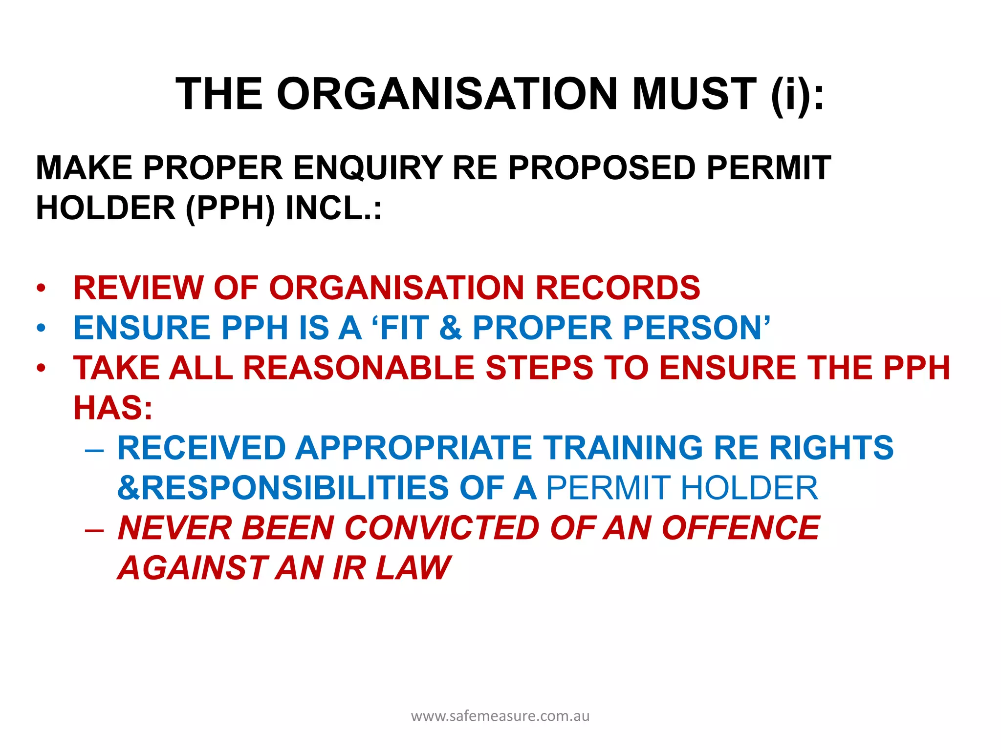 Union right of entry sia conference | PPTX