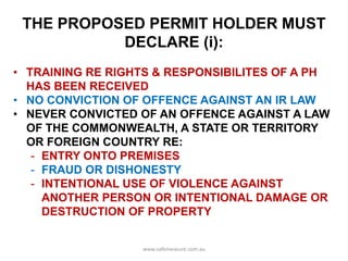 Union right of entry sia conference | PPTX