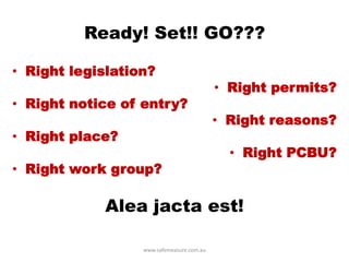 Union right of entry sia conference | PPTX