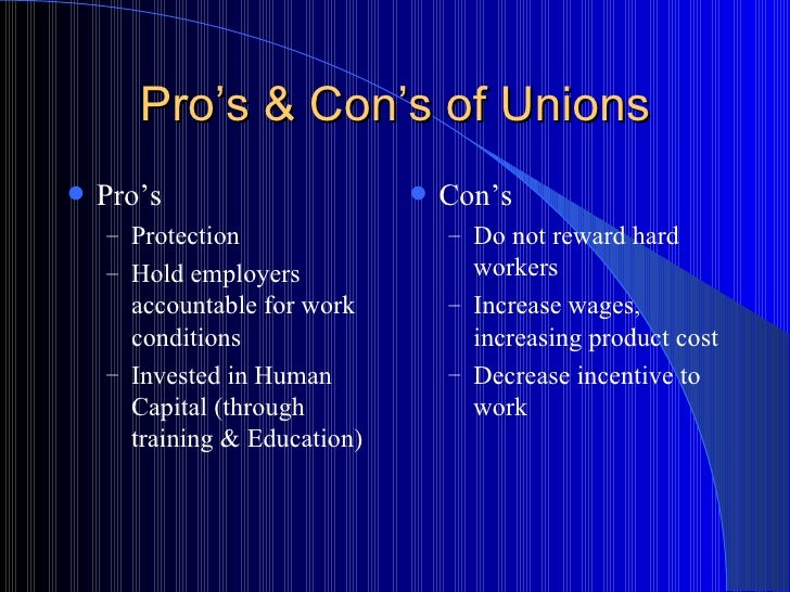 Unions 1