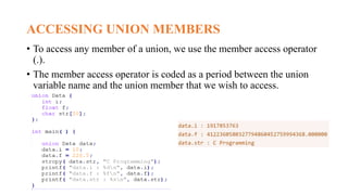 UNIONS IN C.pptx