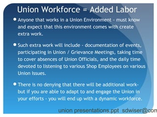 Working with Unions from an HR perspective | PPT