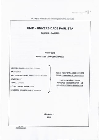Unip atividade complementar