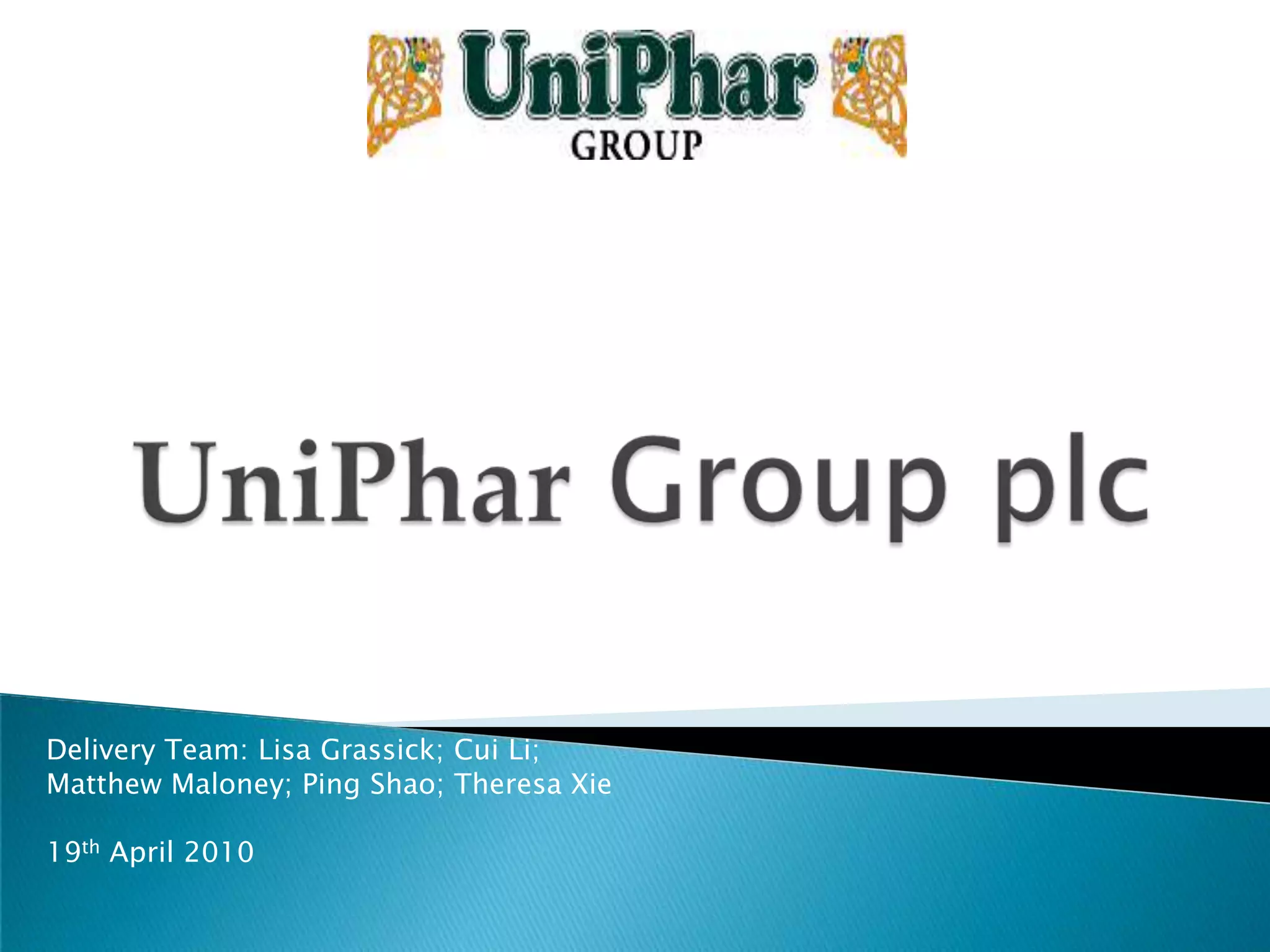 Uniphar Presentation | PPT