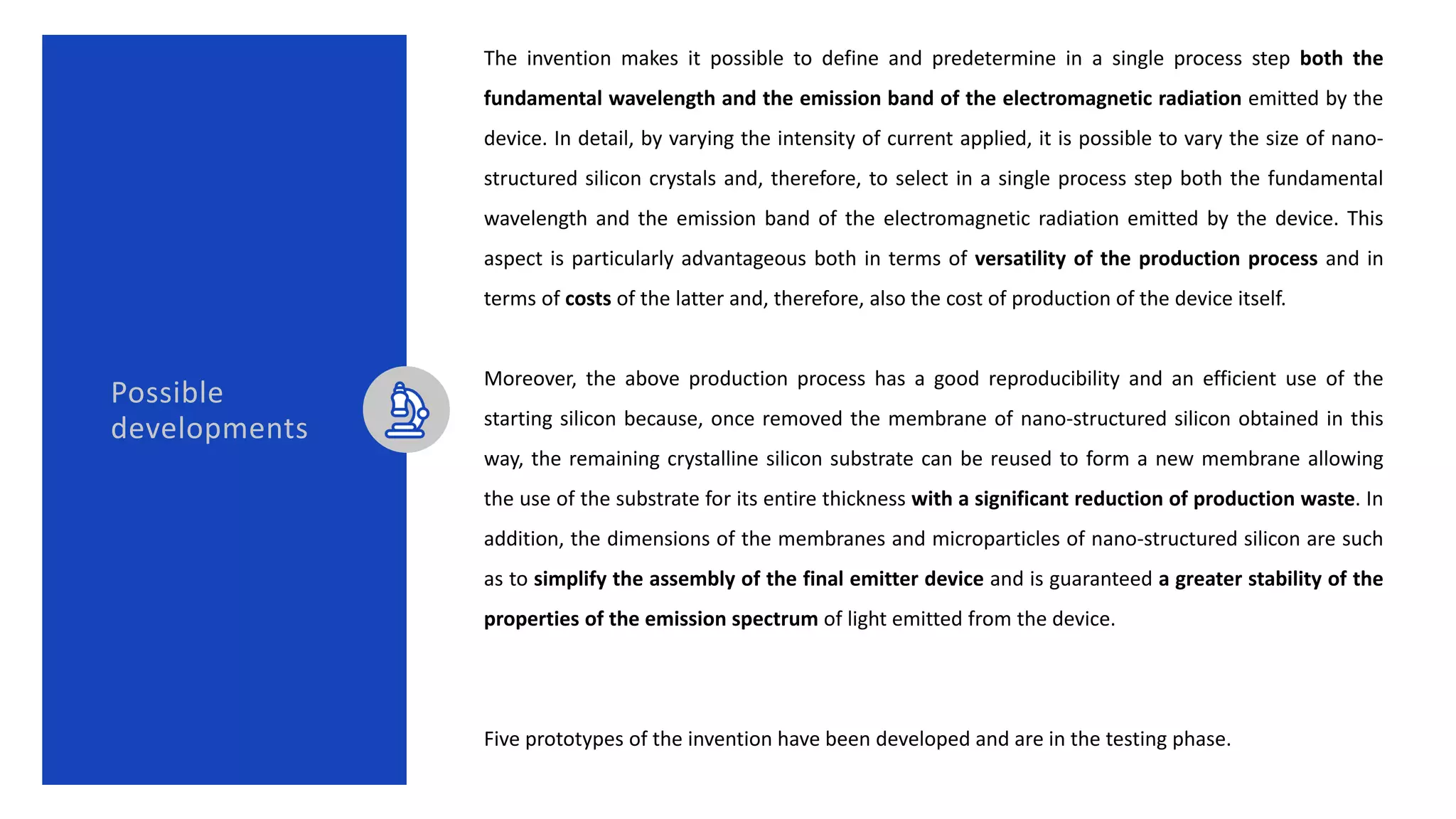 Radiation emitting device and manufacturing process thereof | PPT