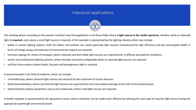 Radiation emitting device and manufacturing process thereof | PPT