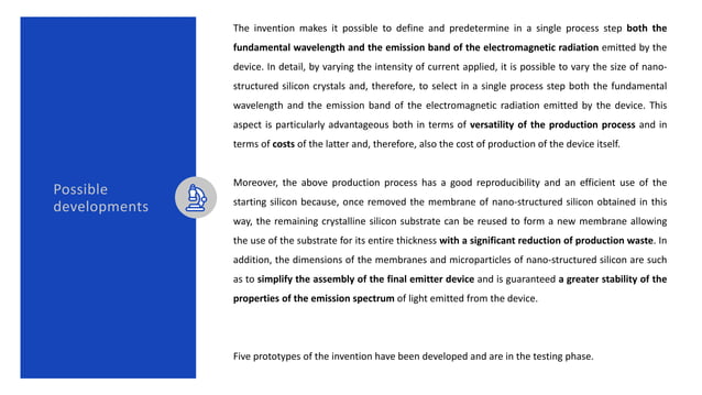 Radiation emitting device and manufacturing process thereof | PPT