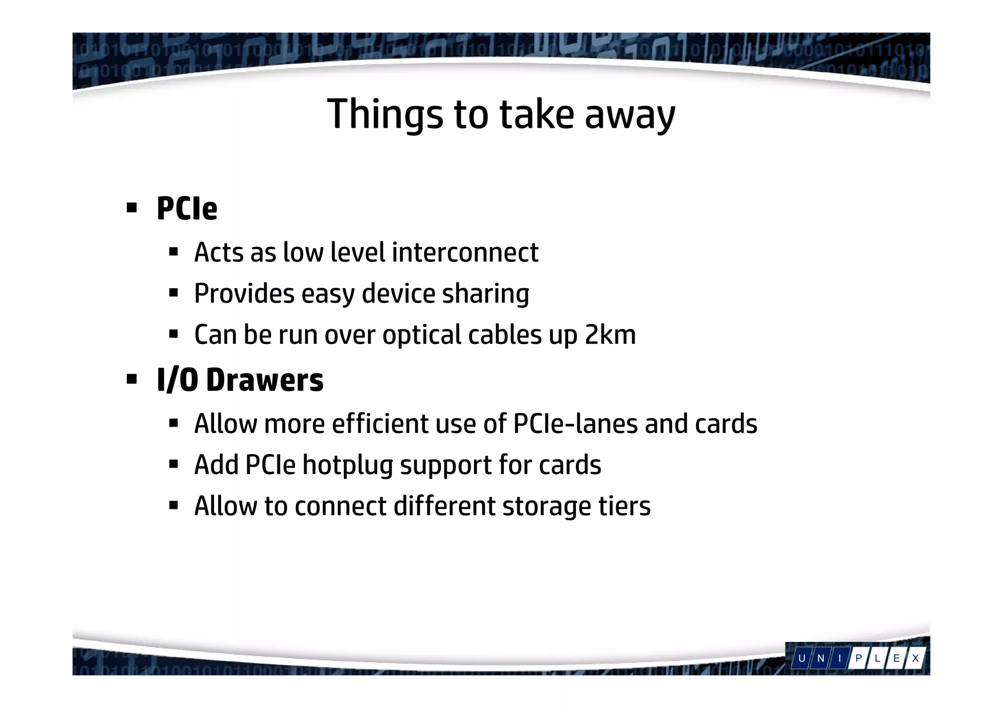 UniPlex 1000 Series PCIe NVMe JBOF | PPT