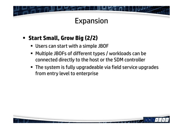 UniPlex 1000 Series PCIe NVMe JBOF | PPT