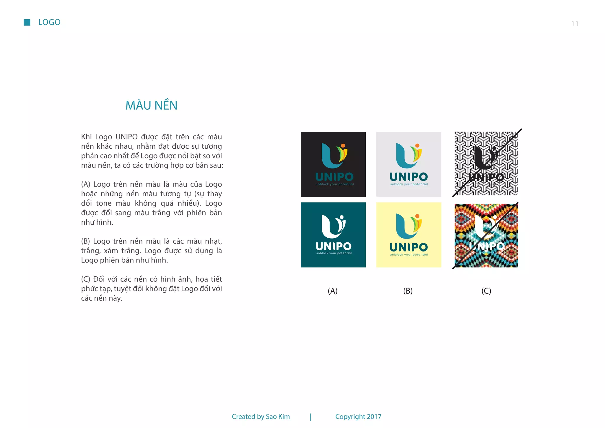 Tài liệu hướng dẫn sử dụng thiết kế Bộ nhận diện thương hiệu Unipo | PDF