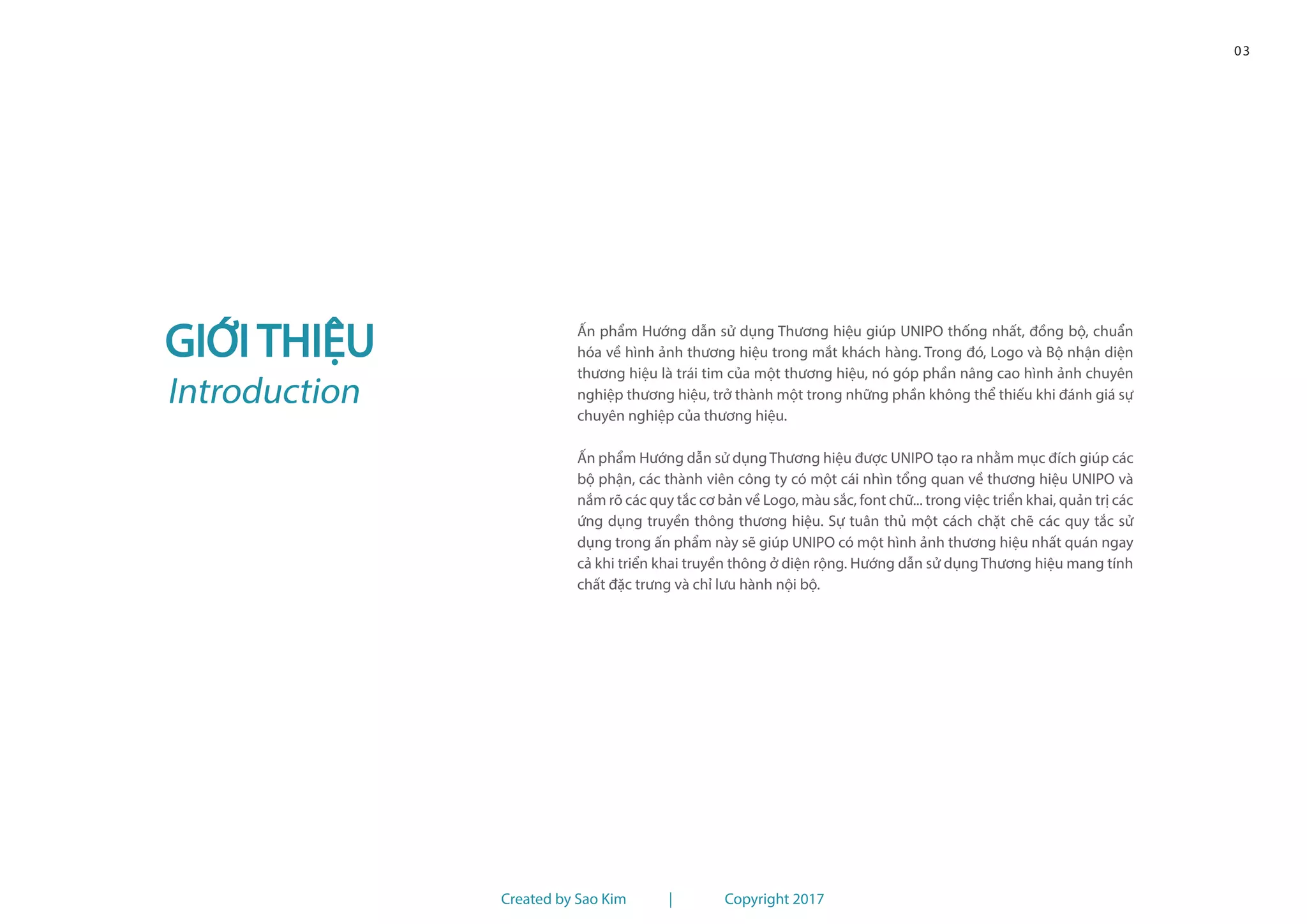 Tài liệu hướng dẫn sử dụng thiết kế Bộ nhận diện thương hiệu Unipo | PDF