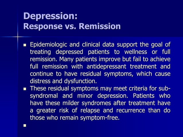 Unipolar Depression .ppt | Brain and Nervous System Disorders ...
