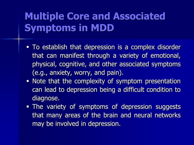 Unipolar Depression .ppt | Brain and Nervous System Disorders ...