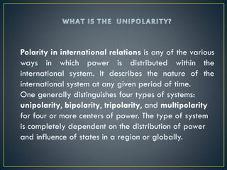 Unipolarity | PPTX