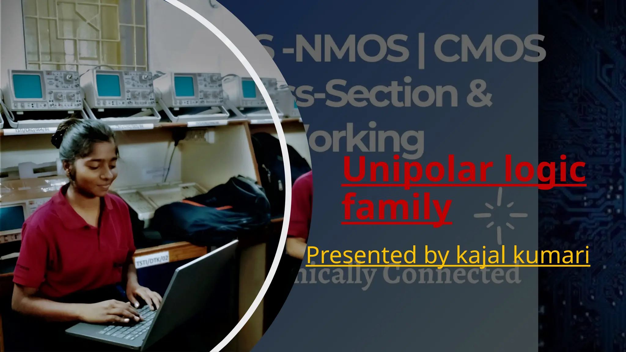 unipolar logic family Course of Digital Electronics | PPTX