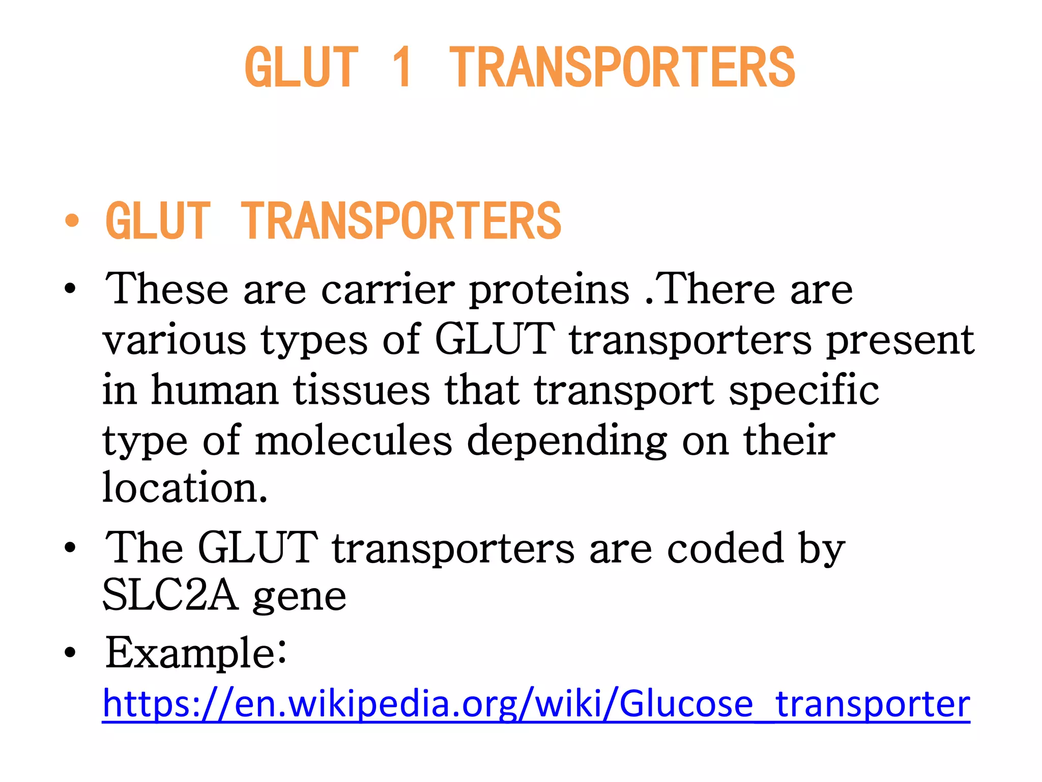 Uniporter catalyzed transport | PPTX