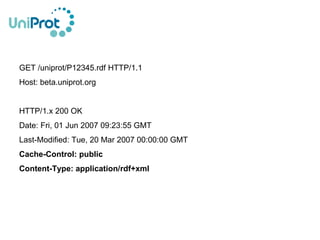 UniProt REST API | PPT