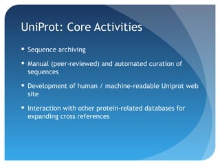 UniProt and the Semantic Web | PDF