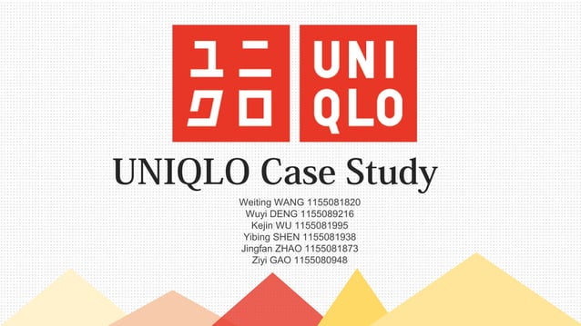 UNIQLO | PPT | Apparel Industry | Industries