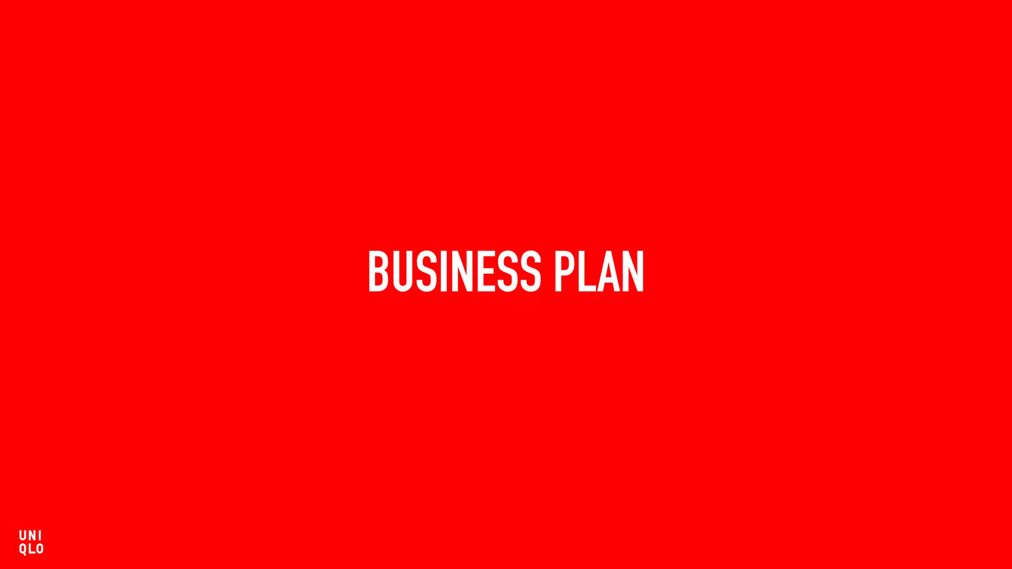 Ecommerce business plan for Uniqlo | PDF