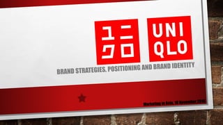 Uniqlo brand identity | PPTX