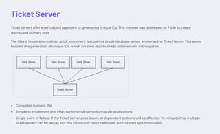 Unique ID Generation in Distributed System (Twitter Snowflake Approach) | PPT