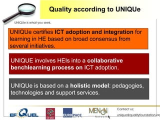 UNIQUe Presentation | PDF | Education