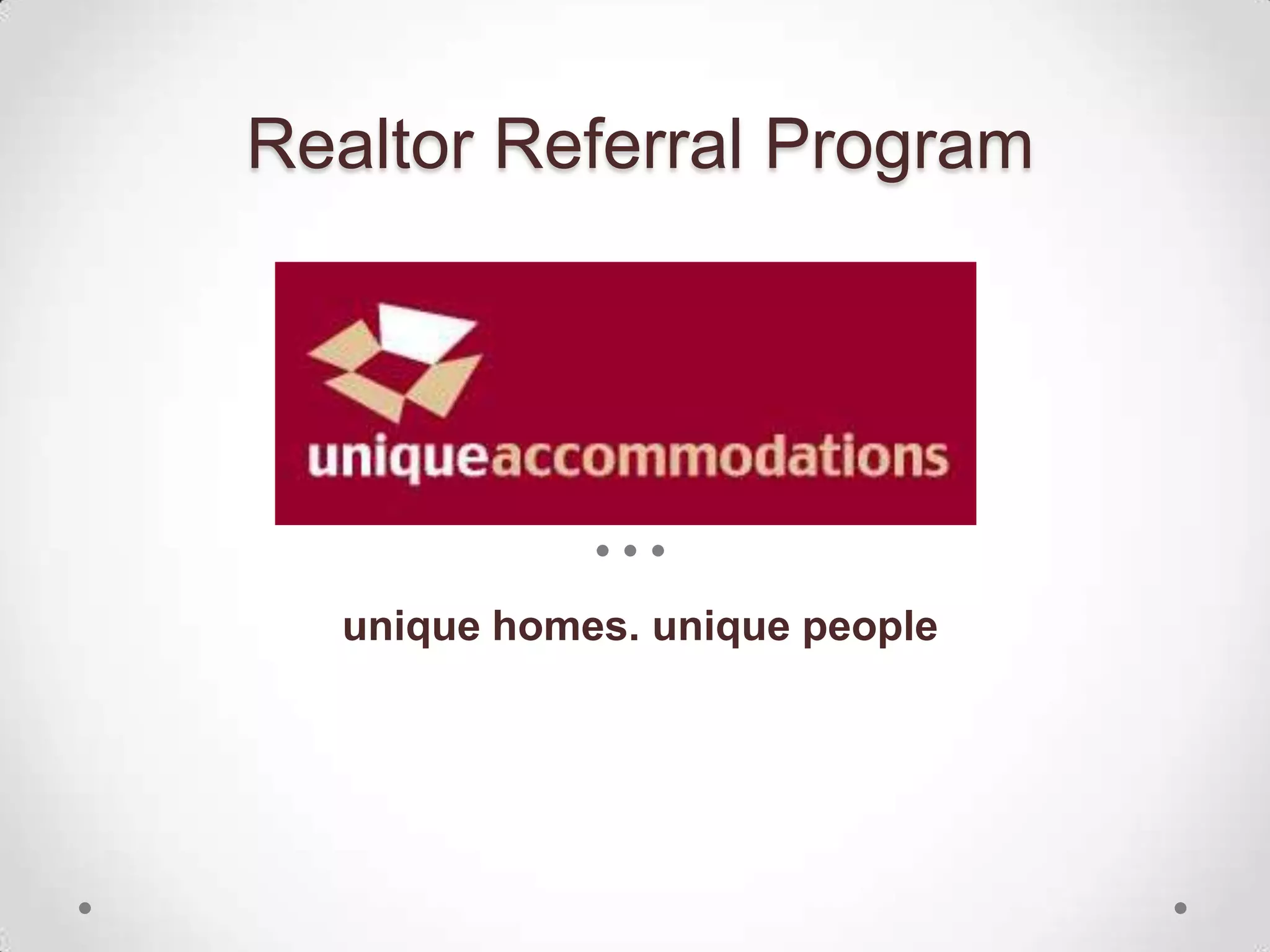 Realtor Referral Program | PPT