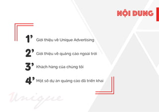 PROFILE Unique Advertising | PDF