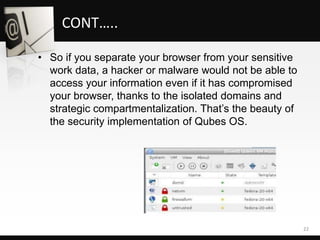 8 NOT-So known operating systems | PPTX
