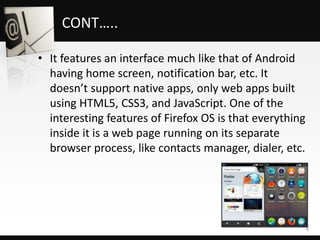8 NOT-So known operating systems | PPTX
