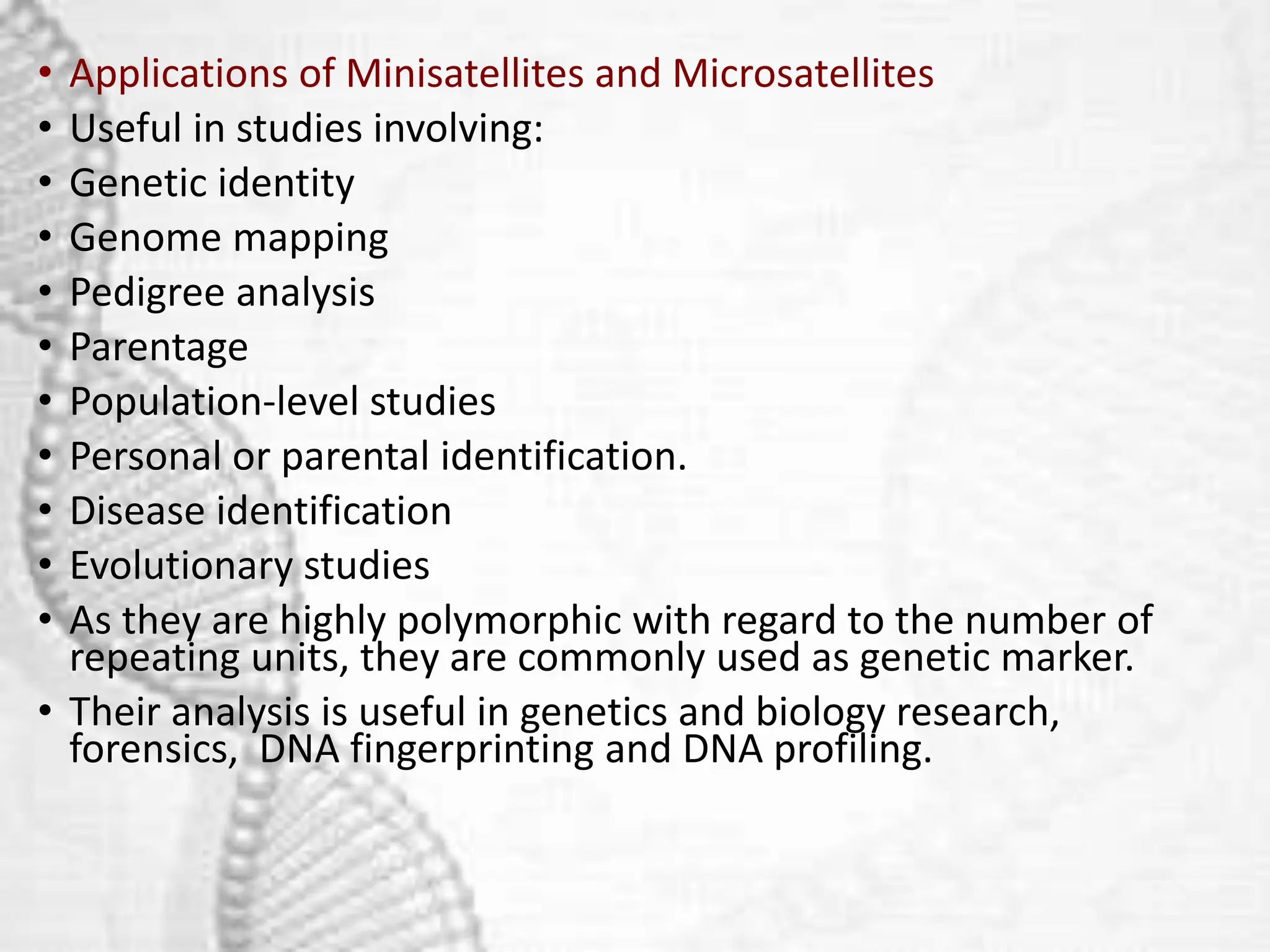 UNIQUE AND REPETITIVE DNA.a derailed presentation | PPTX