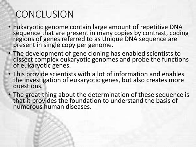UNIQUE AND REPETITIVE DNA.a derailed presentation | PPTX