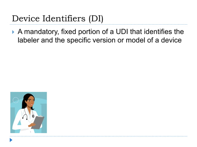 FDA Unique Device Identification (UDI) Overview | PPTX