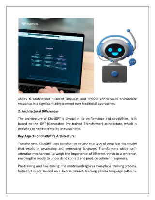 Unique Features of ChatGPT: A Leap Ahead in AI Chatbots | PDF