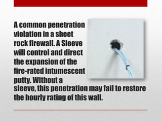 Unique Firestop Split Sleeve System Installation Guide | PDF