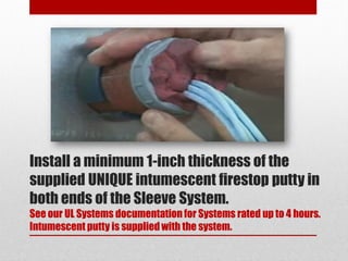 Unique Firestop Split Sleeve System Installation Guide | PPT