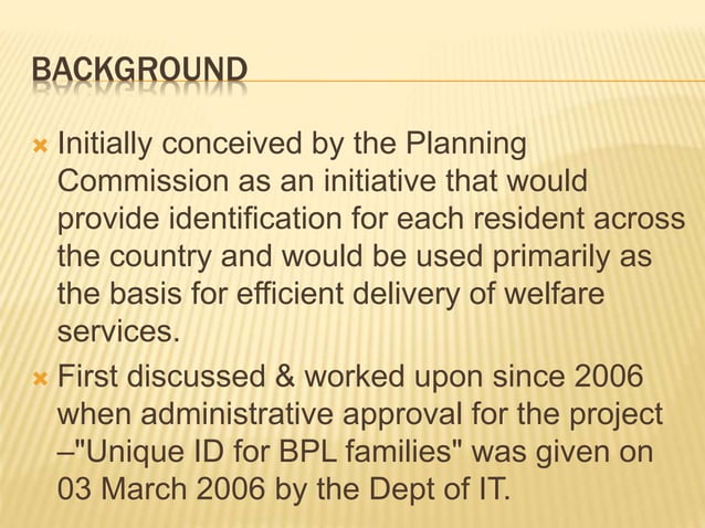 Unique id project | PPTX | Technology & Computing