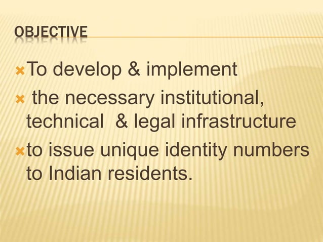 Unique id project | PPTX | Technology & Computing