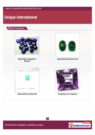 Unique International, Jaipur, Gemstones and Beads | PDF
