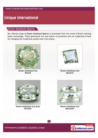 Unique International, Jaipur, Gemstones and Beads | PDF