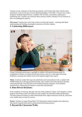 Advantage Of Unique Learning System | Enterprise Wired | PDF